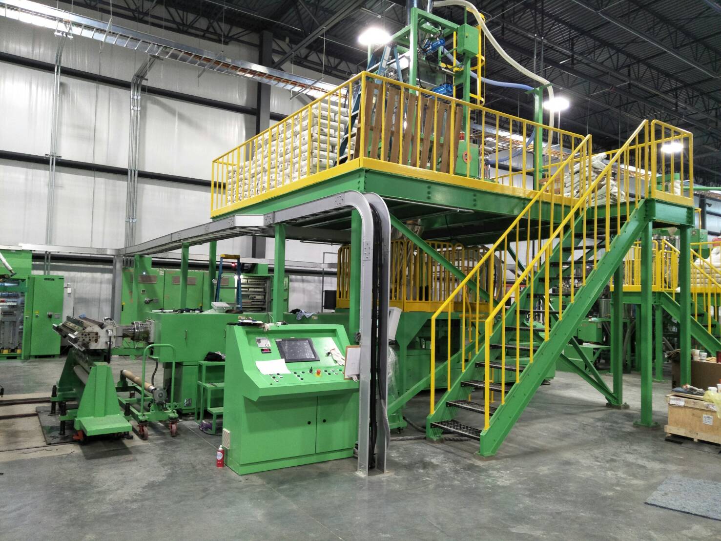 Japanese customer installs a new extrusion production line at their ...